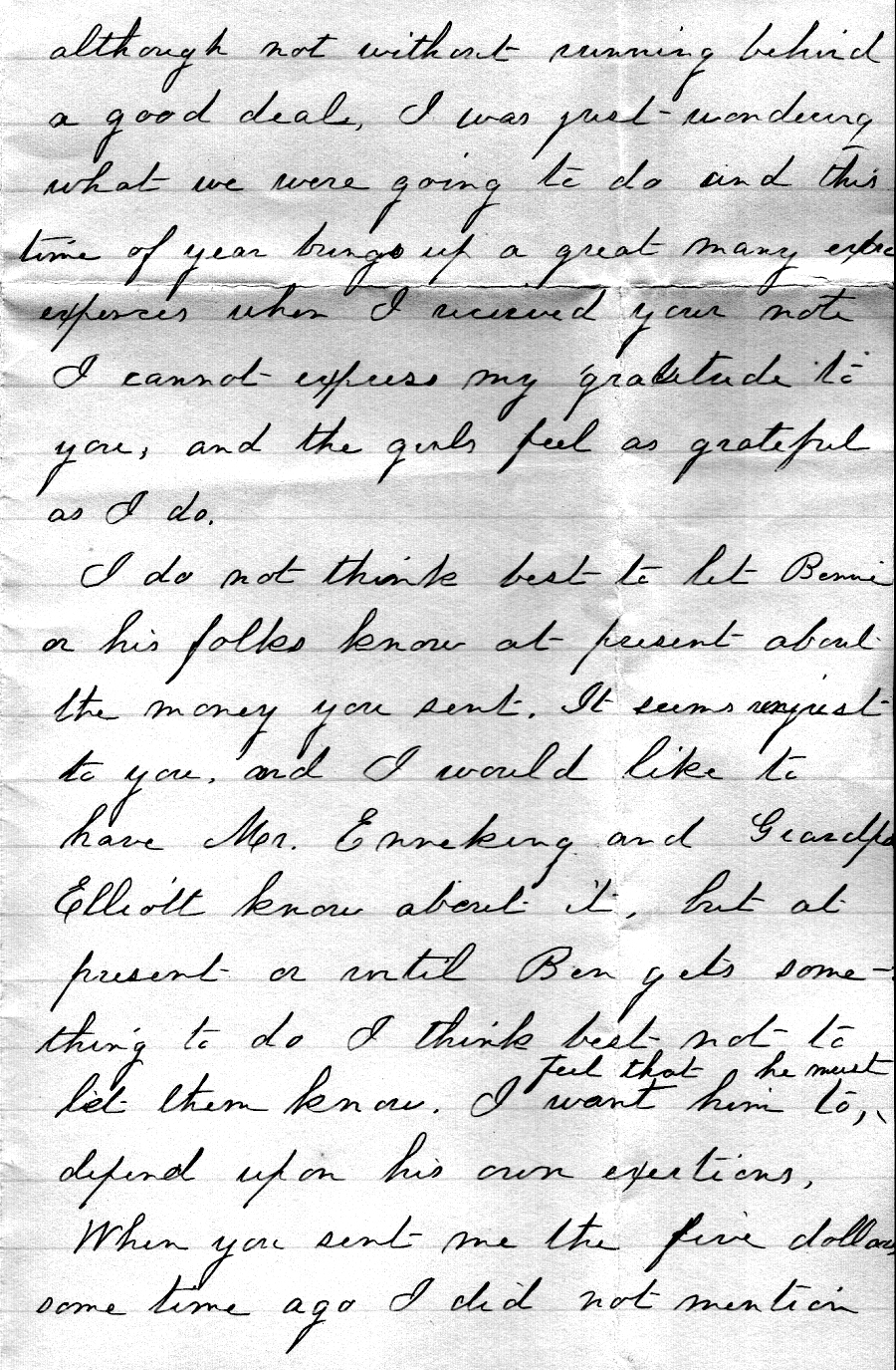 C. A. Elliott – April 3, 1891 – Levi Stewart Private Library Museum